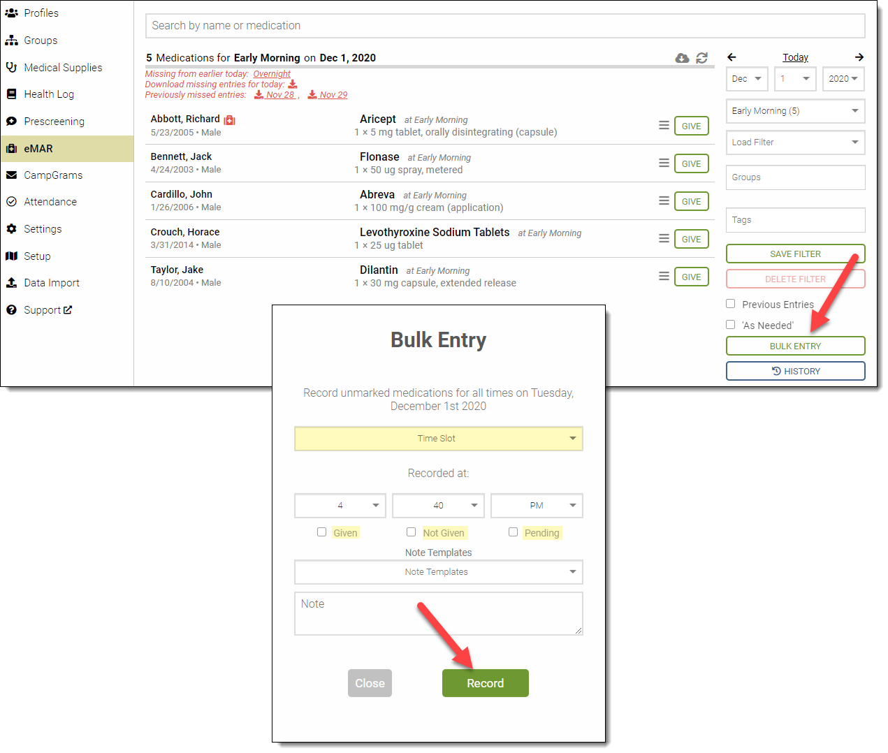Medications and eMAR – DocNetwork Help Center