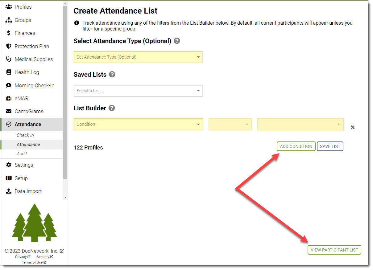 Attendance – DocNetwork Help Center