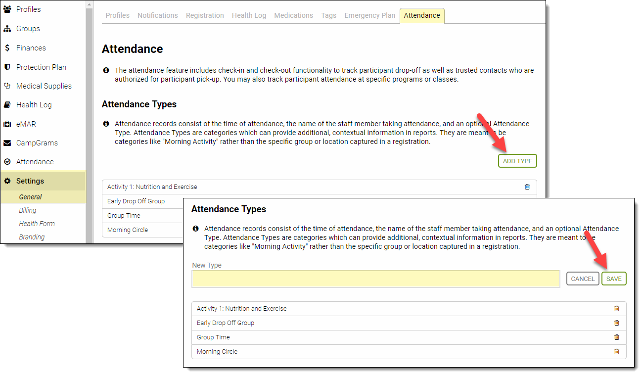 Attendance – DocNetwork Help Center