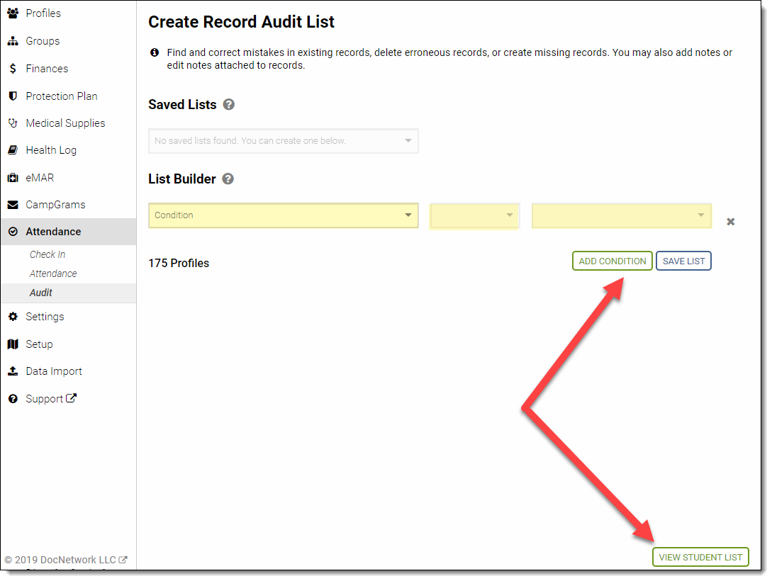 Attendance – DocNetwork Help Center