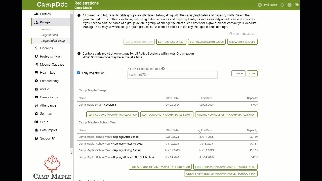 Early Registration – DocNetwork Help Center