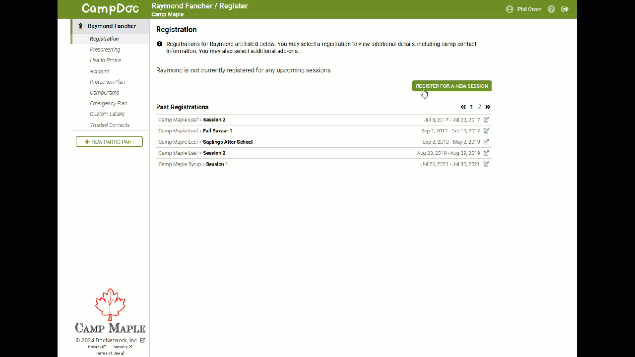 Early Registration – DocNetwork Help Center